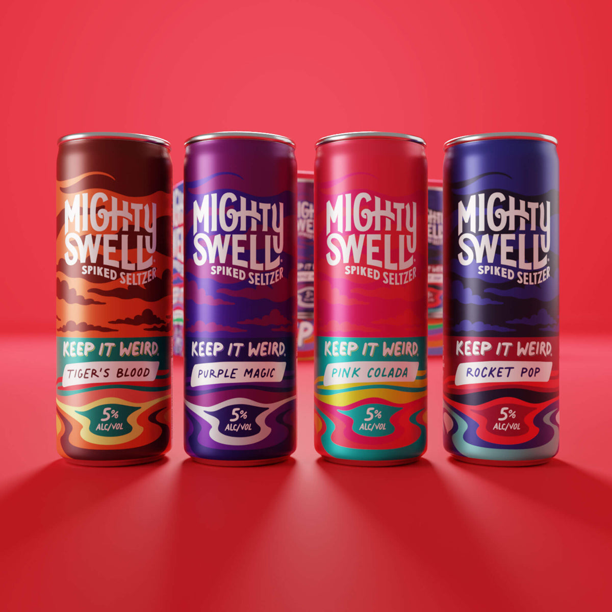 Keep It Weird® Variety Pack Spiked Seltzer – Mighty Swell